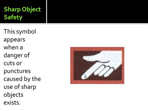 Lab Safety Symbols Sharp Object 52 Laboratory Safety Symbols Signs