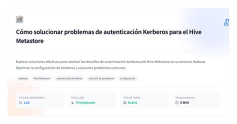 Cómo Solucionar Problemas De Autenticación Kerberos Para El Hive