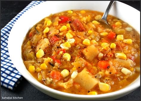 Kahakai Kitchen Smoky And Sweet Roasted Corn Chowder Cookbook Review