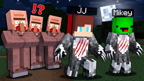 JJ And Mikey Became WEREWOLF In Minecraft Maizen YouTube