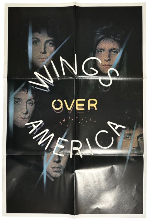 Paul Mccartney And Wings Wings Over America Booklet Sticker And Rock