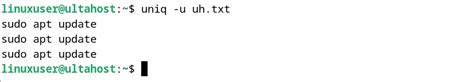 Explore The Uniq Command In Linux With Examples Ultahost Knowledge Base