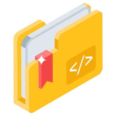 Coding Folder Archive Programming Binder Dossier Icon Download