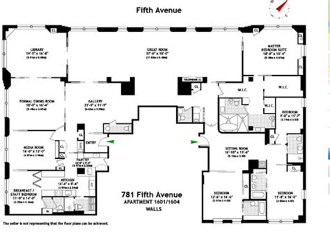A Library Of Design Floor Plan Porn Part 2 The Sherry Netherland