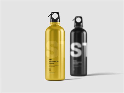 Aluminum Water Bottle Free Mockups The Free Mockup