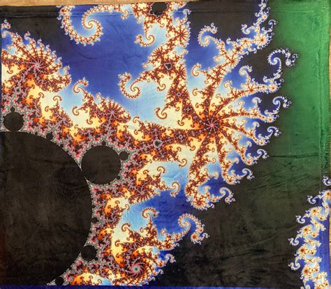 Mandelbrot Set Fractal Blanket With Python Code Etsy Uk