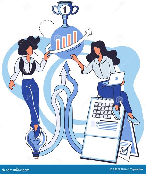 Team Solving Complex Problems Teamwork Vector Illustration Metaphor Stock Vector Illustration