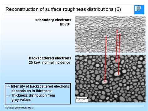 Bayesian Reconstruction Of Surface Roughness And Depth Profiles
