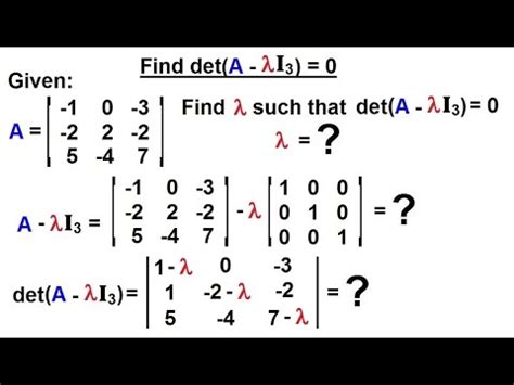 Linear Algebra Ch 2 Determinants 25 Of 48 Lambda Of Det A Lambda
