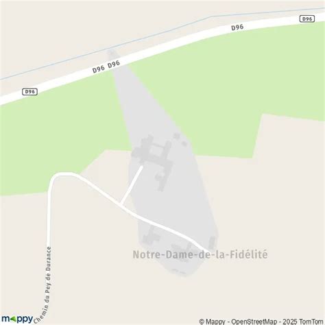 Plan Notre Dame De La Fidélité Carte De Notre Dame De La Fidélité