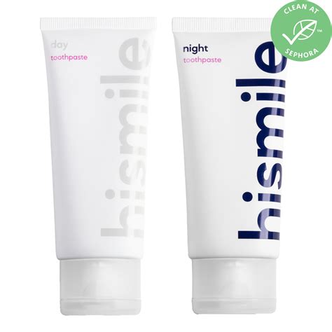 Buy Hismile Day And Night Toothpaste Set Sephora New Zealand