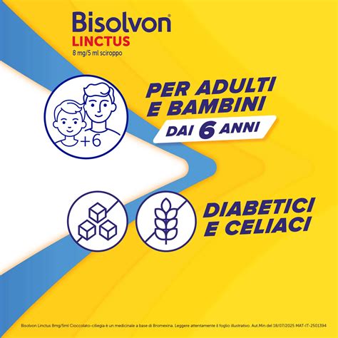 Bisolvon Linctus Sciroppo Flacone 200 Ml 8 Mg5 Ml