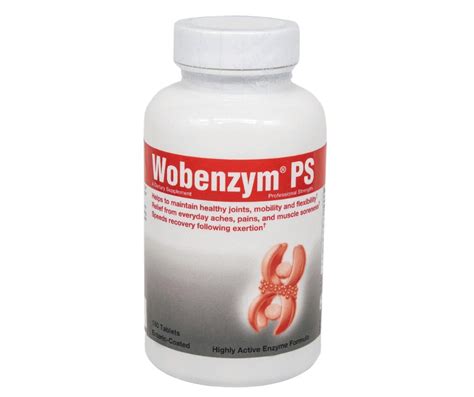 Wobenzym Ps 180 Tablets Physicians Preference Vitamins