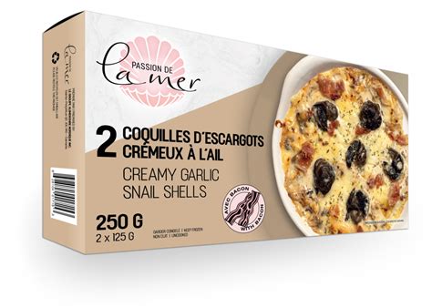 2 Creamy Garlic Snail Shells Passion De La Mer