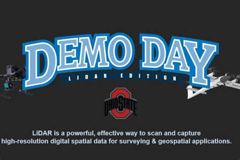 Drone Demo Day Lidar Edition Department Of Geography