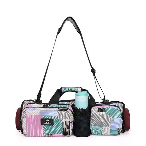 3 Color Printed Yoga Bag Canvas Waterproof Multi Function Storage Bag