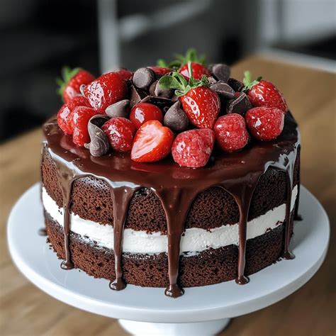Naked Chocolate Cake