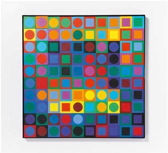 Vasarely Victor PLANETARY FOLKLORE PARTICIPATION N2 MutualArt