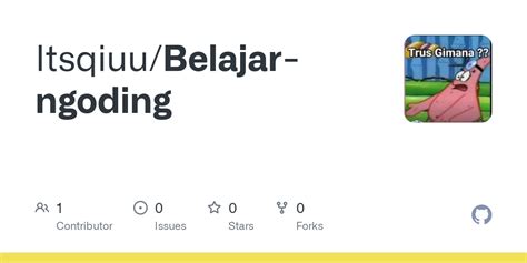 Github Itsqiuubelajar Ngoding
