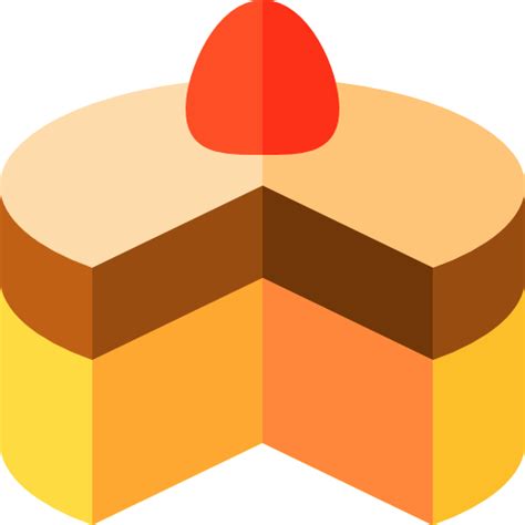Cake Basic Rounded Flat Icon