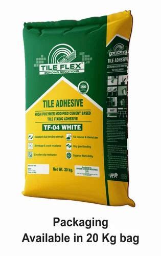 Tf04 White Tile Flex Tile Adhesive 20 Kg Bag At Rs 650bag In