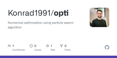 Github Konrad1991opti Numerical Optimization Using Particle Swarm