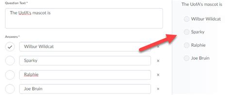 Create Fixed Choice Questions Ctl