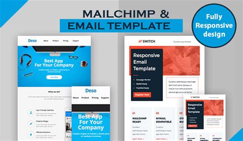 Design Responsive Mailchimp Html Email Template By Emailsignature Fiverr