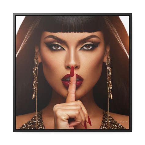 Square Frame Canvas Wall Art Fine Art Photography Of Egyptian Woman
