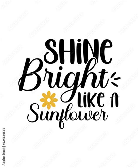 Sunflower Svg Bundle Sunflower Svg Flower Svg Monogram Svg Half