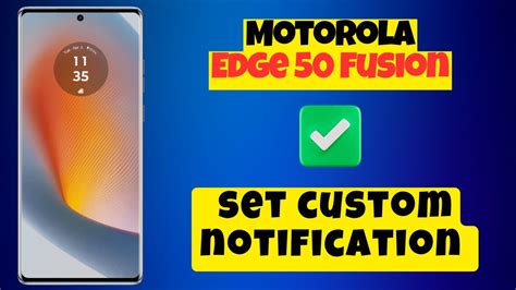 Motorola Edge 50 Fusion Notification Settings How To Set Custom Notification Enable