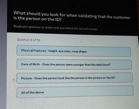 Solved What Should You Look For When Validating That The Chegg