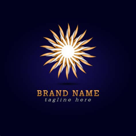 Premium Vector Abstract Sunburst Logo Design
