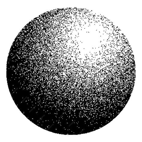 Premium Vector Dotwork Noise Gradient Circle Sand Grain Effect Black Noise Stipple Dots
