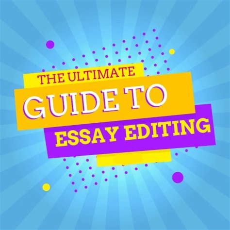 Editing An Essay The Easy Way In 2025