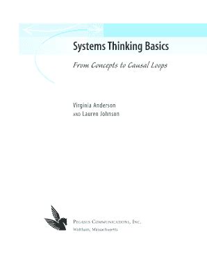 Systems Thinking Basics From Concepts To Causal Loops Pdf Fill And Sign Printable Template Online
