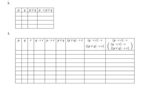 Solved Problem 3 10 Points Use Truth Tables To Check The