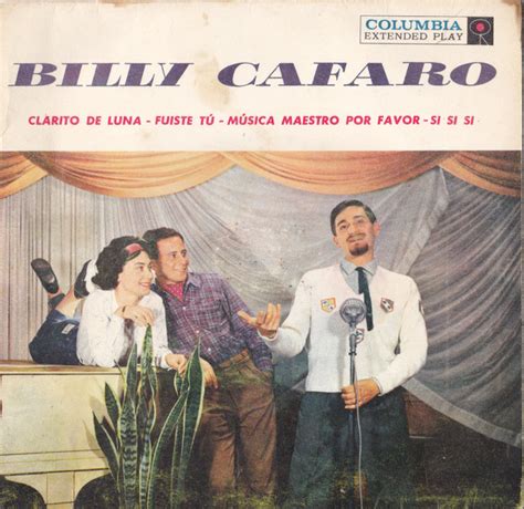 Billy Cafaro Billy Cafaro Vinyl 7 45 Rpm Ep [r8935725] Discogs