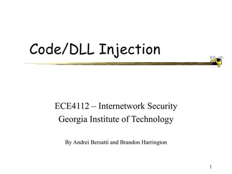 dll injection ppt programming languages computing