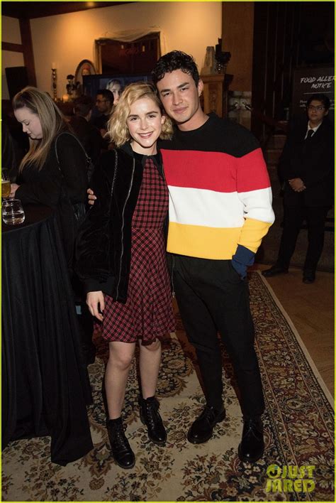 Kiernan Shipka Lana Condor Check Out Chilling Adventures Of Sabrina Preview At The Spellman