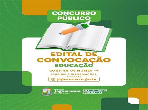 Prefeitura De Jaguaruana Divulga Edital De Convocação Dos Aprovados No