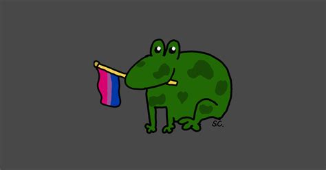 Bisexual Frog Bisexual Pride Sticker Teepublic