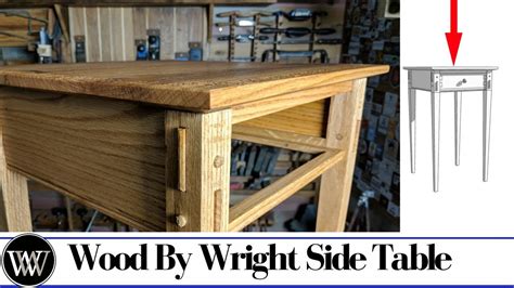 Side Table Part Joining The Top Without Glue YouTube