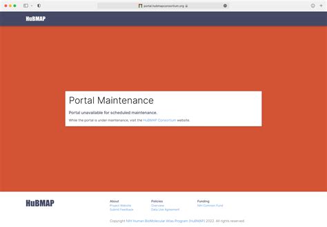 Provide Maintenance Time Window Information On Maintenance Page · Issue
