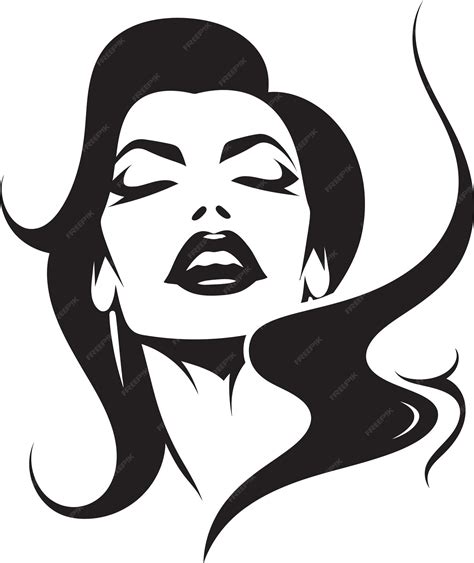 Veiled Vixen Vamp Woman Vampire Face Emblem Graphics Midnight Mystery