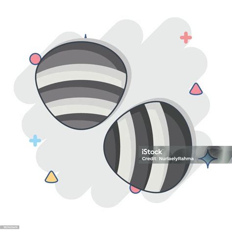 Icon Clam Related To Sea Symbol Comic Style Simple Design Editable Simple Illustration Stock Icon Clam Related To Sea Symbol Comic Style Simple Design Editable Simple Illustration Stock