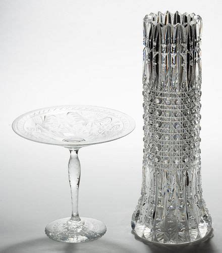 Assorted Cut Glass Articles Lot Of Two Sold At Auction On 14th October Jeffrey S Evans