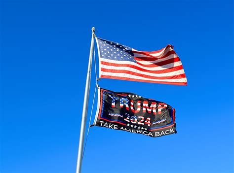 Double Sided Trump 2024 Flag Take America Back 3x5
