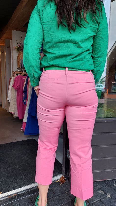 Red Button Broek Conny Yafamode