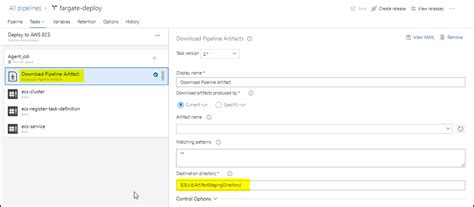 Aws Fargate Container Deployment From Aws Ecr Using Azure Devops
